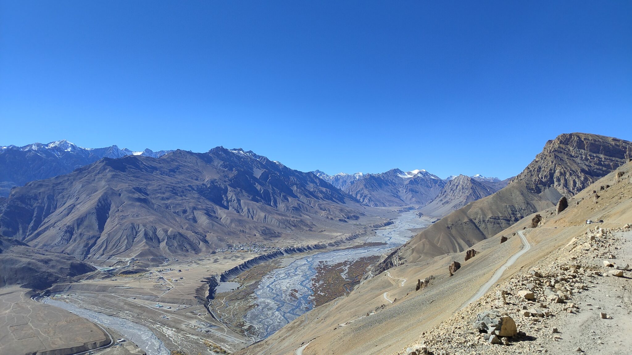Kaza - The Heart of Lahaul Spiti Cold Desert of India.